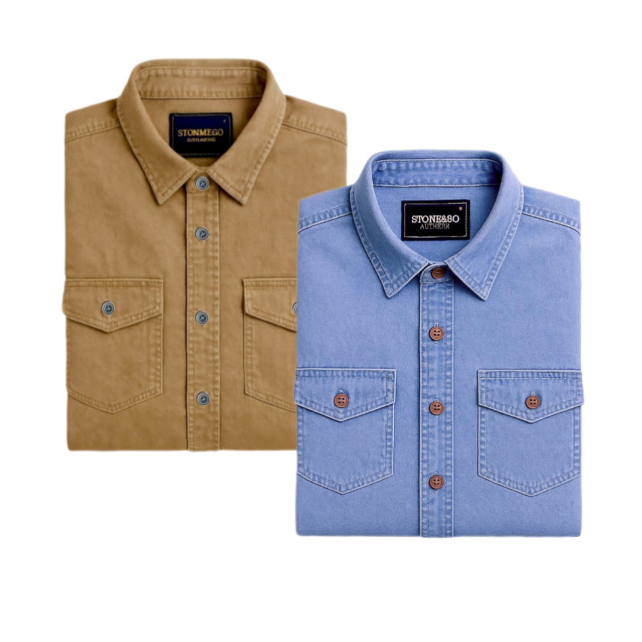 Export Quality Denim shirt 2 pcs || 2423